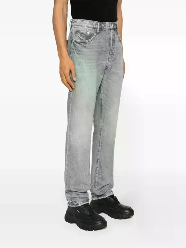PURPLE BRAND Faded New Slate Straight Leg Jeans