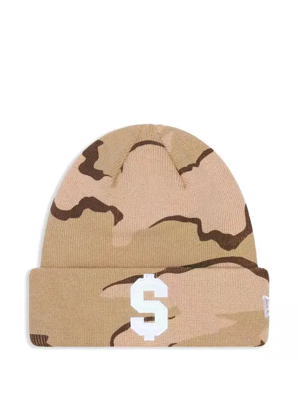 Supreme X New Era $ Beanie Hat - Brown