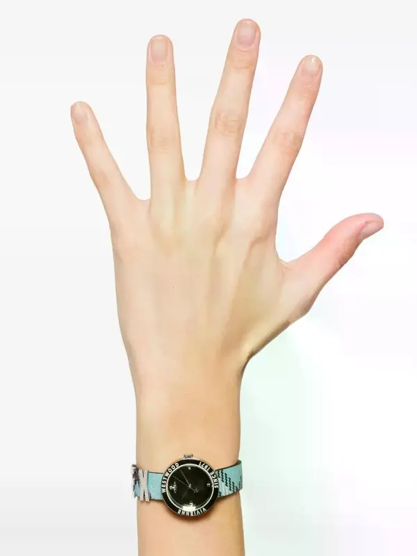 VIVIENNE WESTWOOD Rebel Watch With Leather Strap