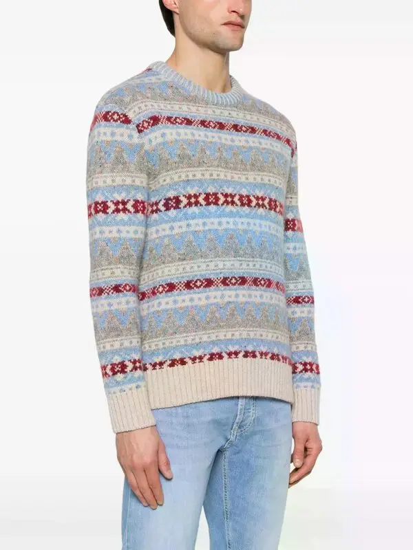 Gant Fair Isle Crew Neck Sweater