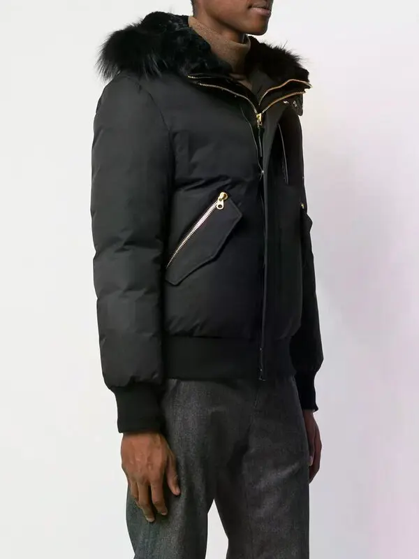 Mackage Dixon Hooded Jacket With Fur Trim