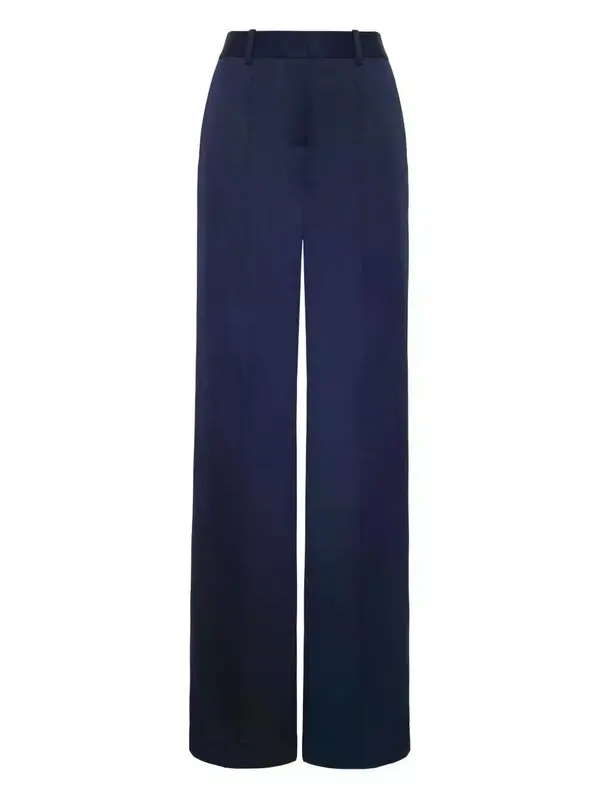 Adam Lippes Wool Trousers - Blue
