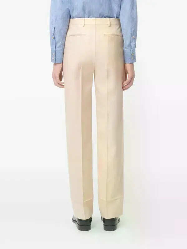 Valentino Garavani Wool Gabardine Trousers