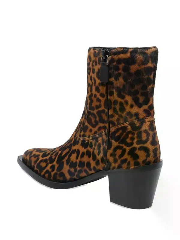 STUART WEITZMAN 70mm Leopard-print Ankle Boots