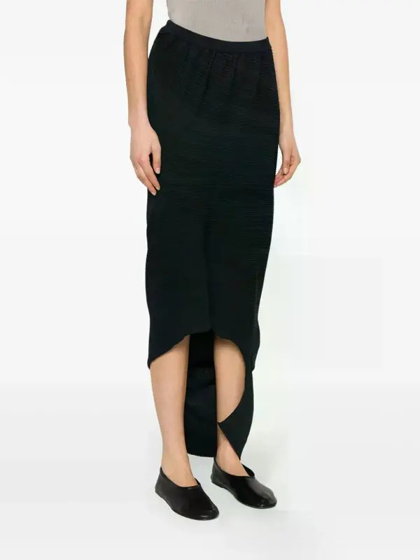 Issey Miyake Aerate Asymmetric Skirt - Blue