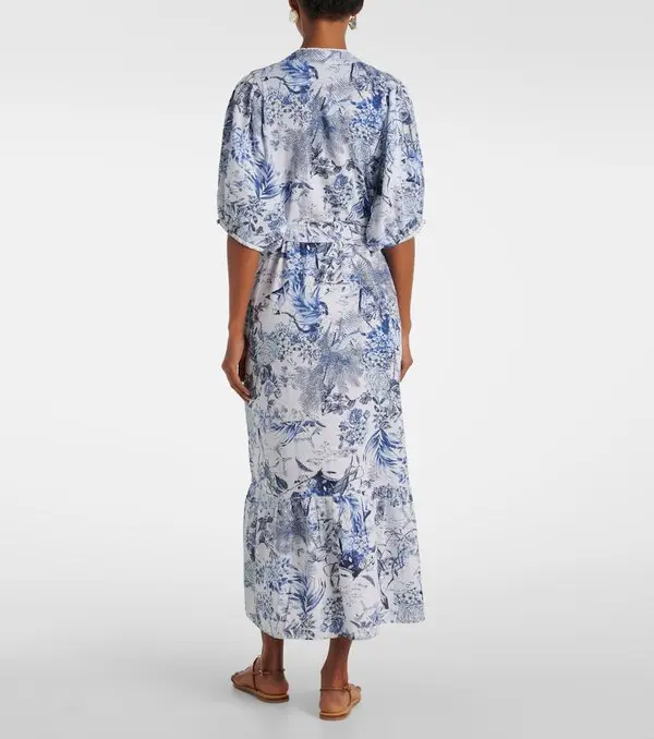 Melissa Odabash Kitty Cotton And Linen Shirt Dress