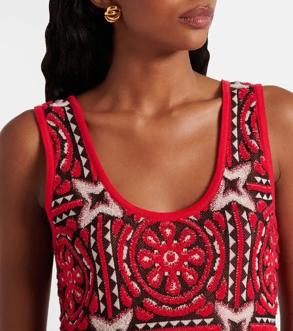 La DoubleJ Sole Star Jacquard Mini Dress