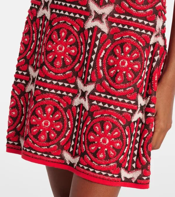La DoubleJ Sole Star Jacquard Mini Dress