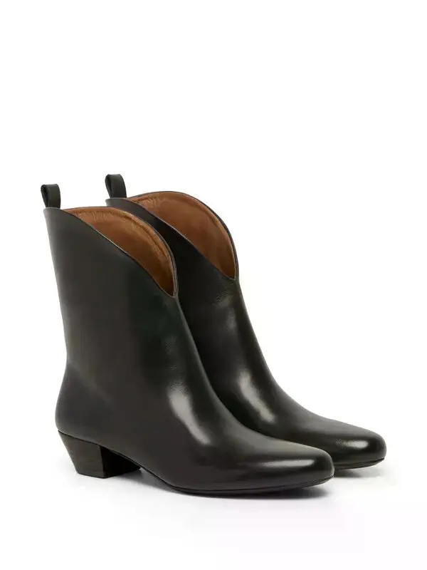 Marsèll Goccio Leather Ankle Boots - Black