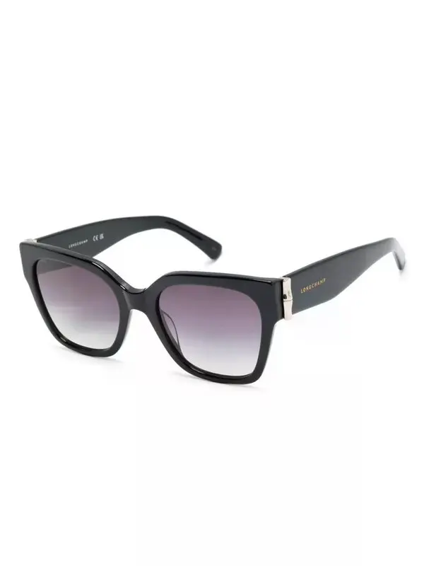 Longchamp Oversized Sunglasses - Black