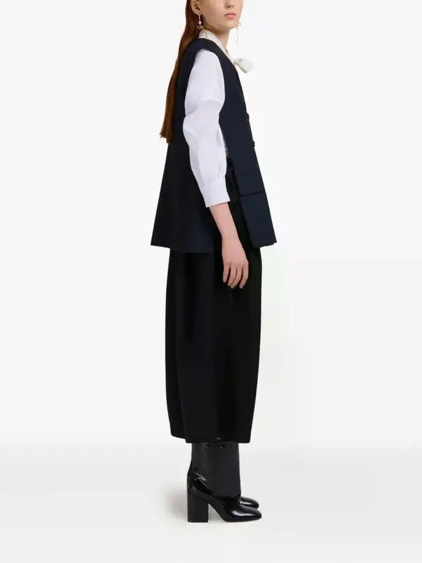 Marni Sleeveless Tailored Vest - Blue