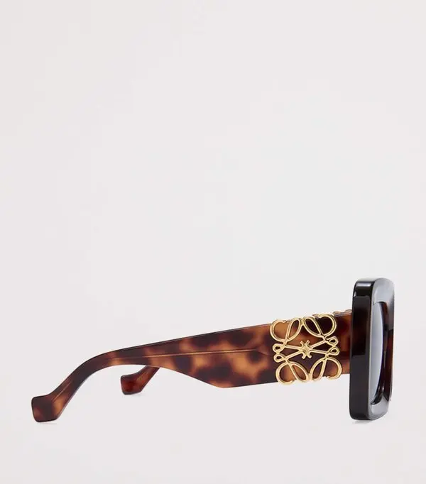 Loewe Bevelled Square Sunglasses - Brown
