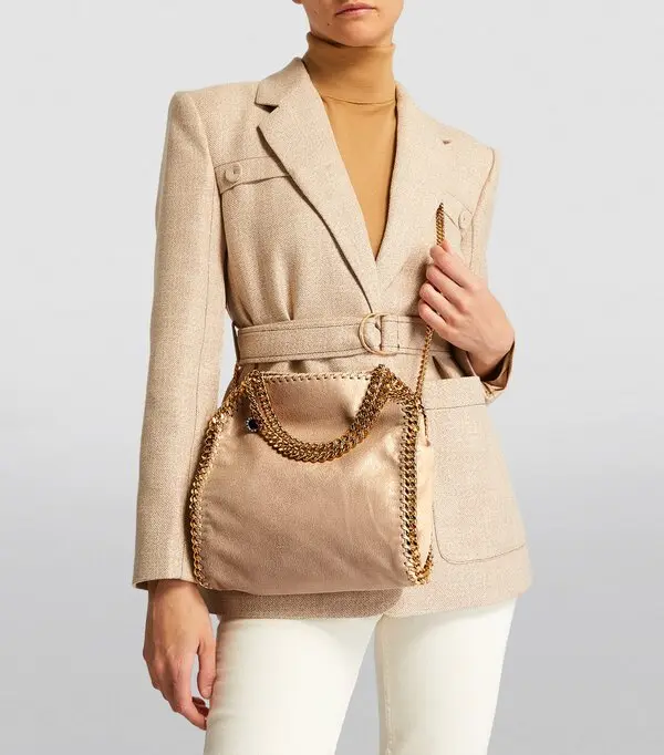Stella McCartney Mini Falabella Tote Bag - Beige
