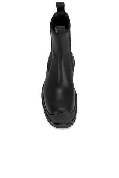 JIL SANDER Calf Leather Ankle Boots With Vibram™ Sole