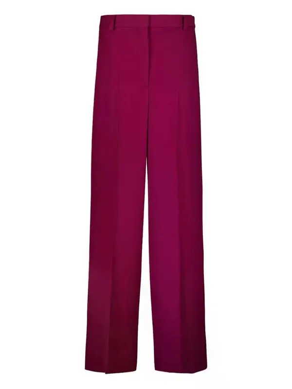 Stella McCartney Tailored High-waisted Wool Trousers - Purple