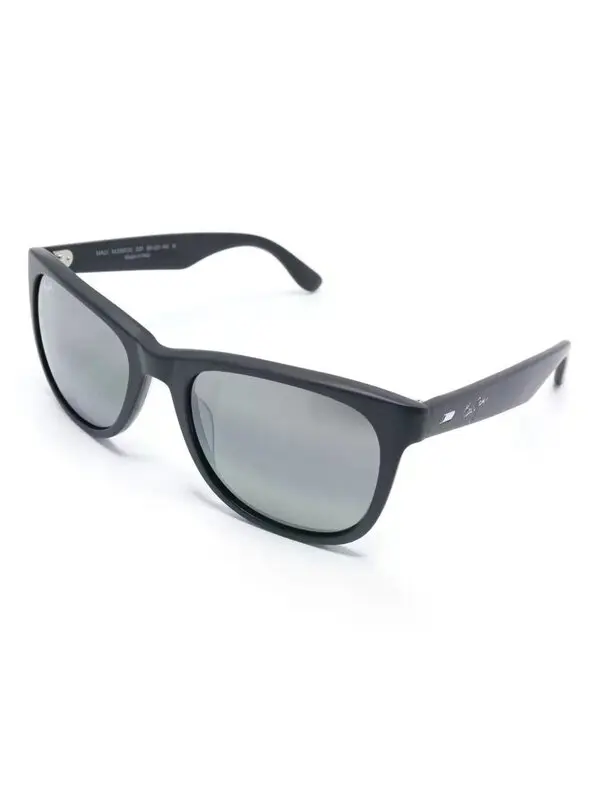 Maui Jim Square Frame Sunglasses - Black