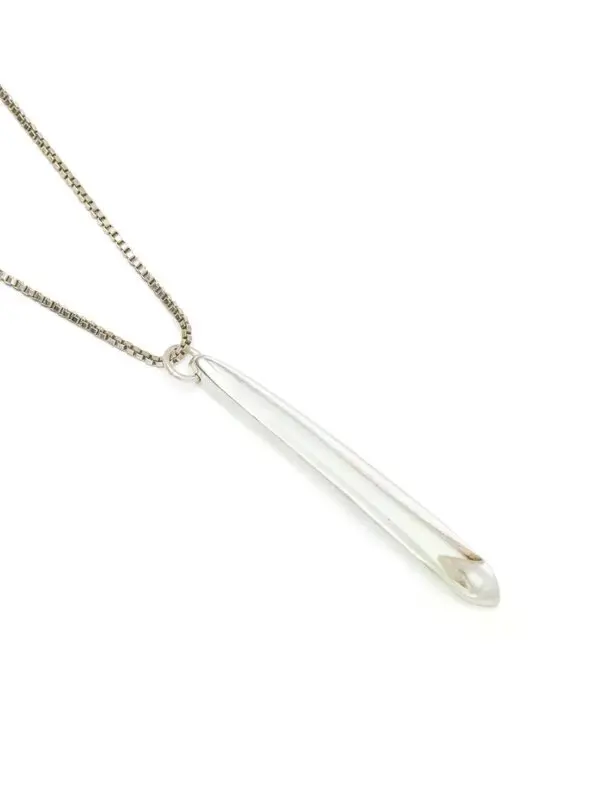 LEON EMANUEL BLANCK Tone Pendant Necklace
