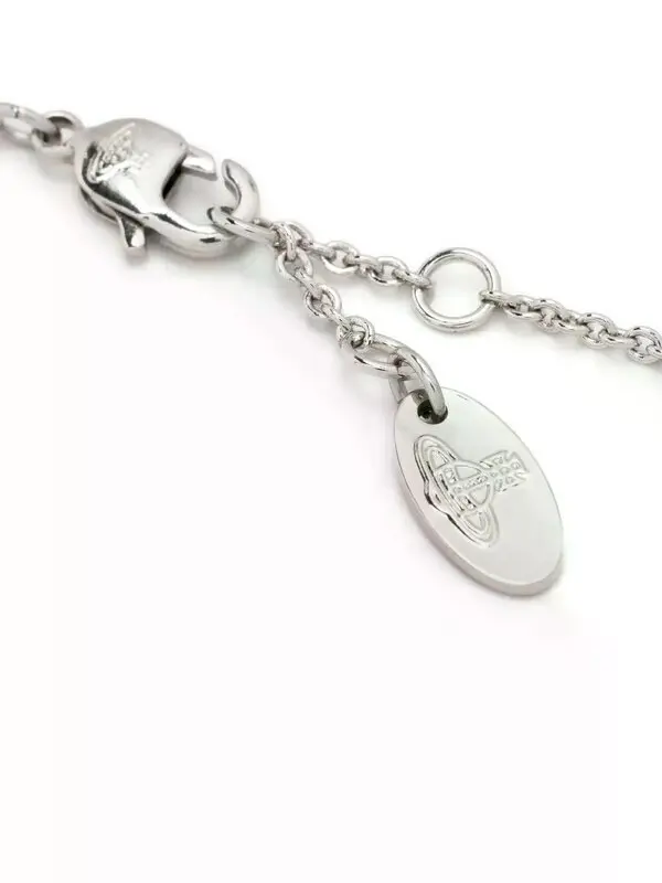 VIVIENNE WESTWOOD Orb Charm Bracelet With Crystal Embellishment