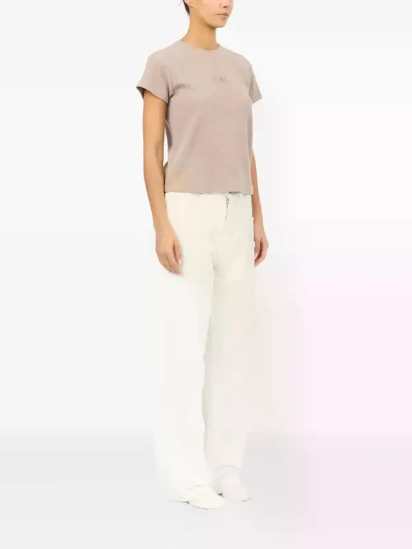 MAISON MARGIELA Numbers Print T-shirt - Neutrals