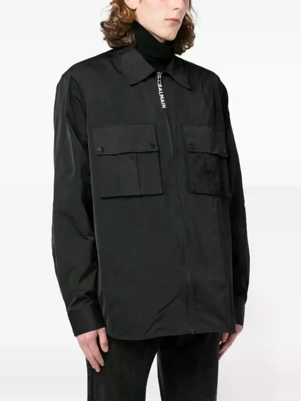 Balmain Zip-fastening Utility Shirt