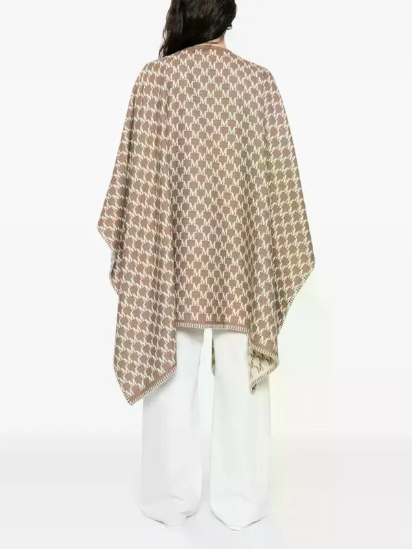 Max Mara Monogram-pattern Cape
