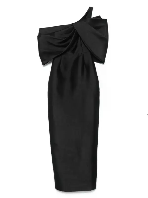 Solace London Asymmetric Neck Gown