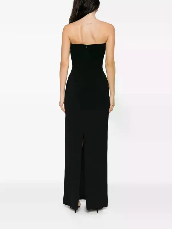 Solace London Off-shoulder Maxi Dress - Black