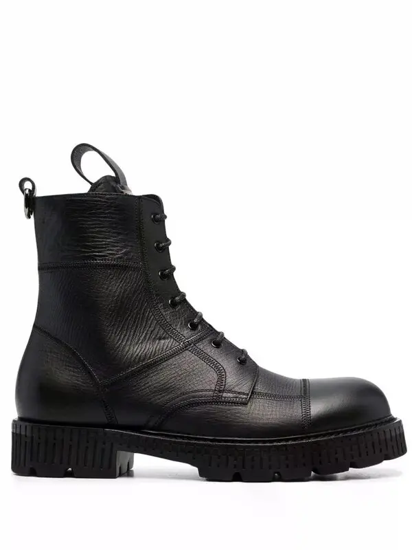 Dolce & Gabbana Logo Plaque Ankle Boots