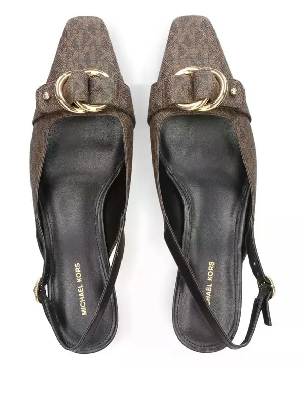 Michael Kors Jaden Slingback Kitten-heel Pumps