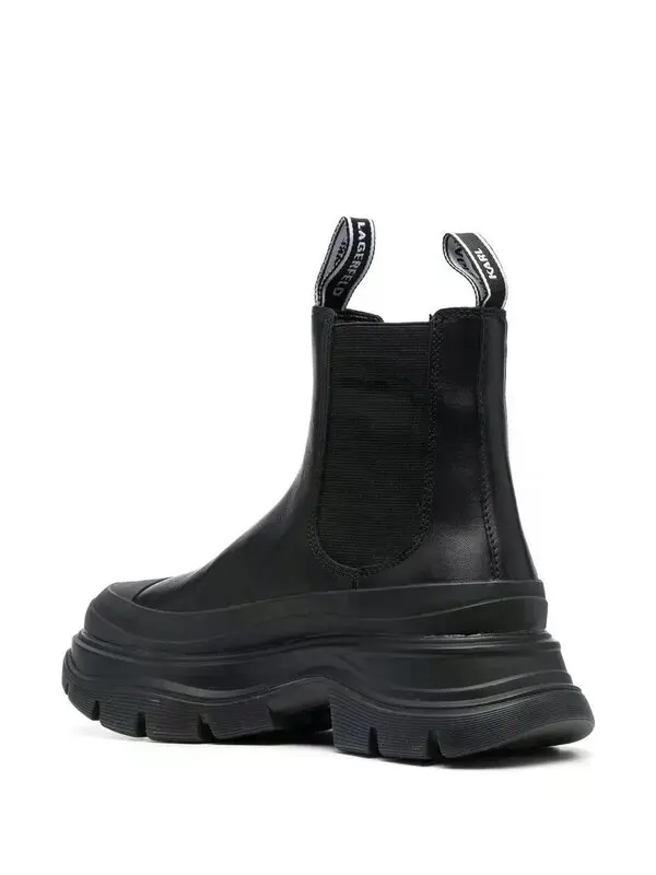 Karl Lagerfeld Logo-print Chelsea Boots