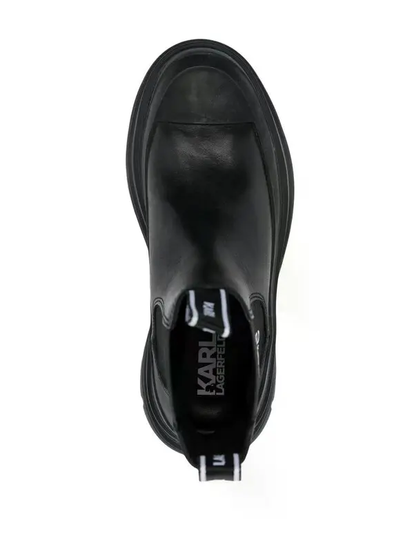 Karl Lagerfeld Logo-print Chelsea Boots