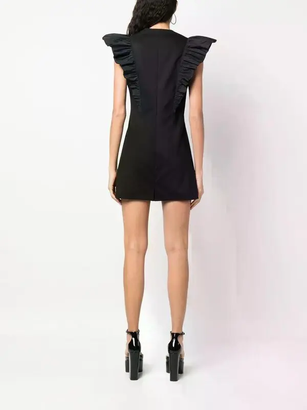 Philosophy Di Lorenzo Serafini Virgin Wool Ruffle Sleeve Romper