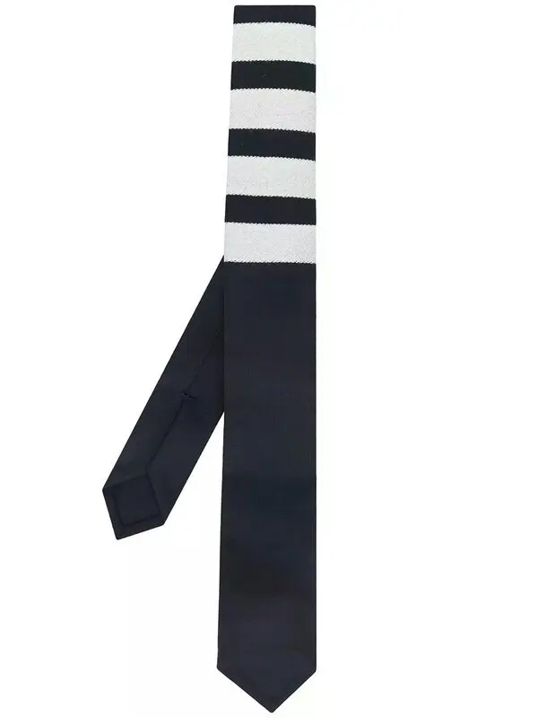 Thom Browne 4-bar Plain Weave Tie