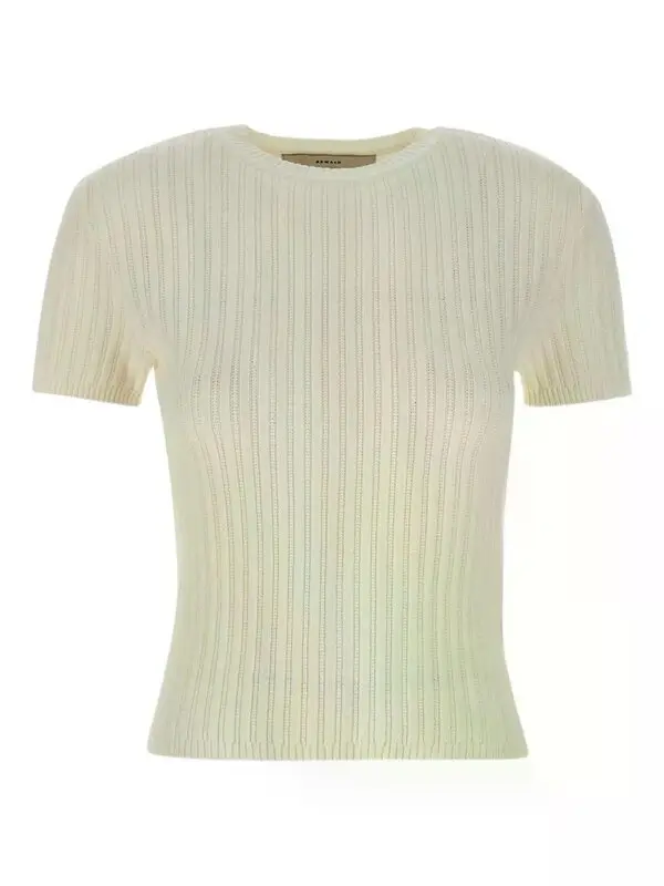 Remain Birger Christensen Knitted T-shirt - Neutrals