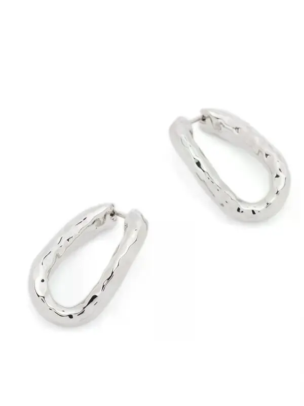 JIL SANDER Hammered-finish Earrings