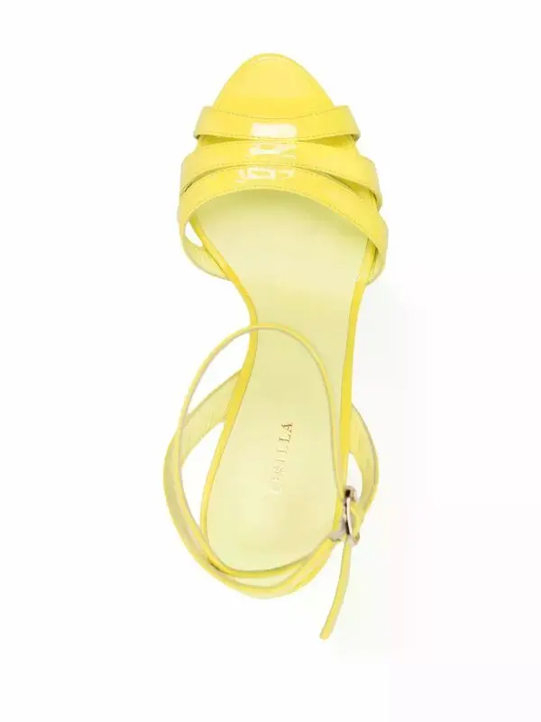 LE SILLA Lola Open-toe High-heel Sandals - Yellow