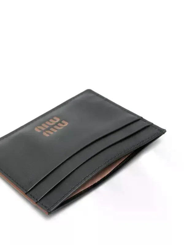Miu Miu Logo-debossed Cardholder