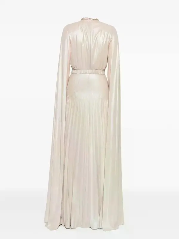 NISSA Cape-design Maxi Dress