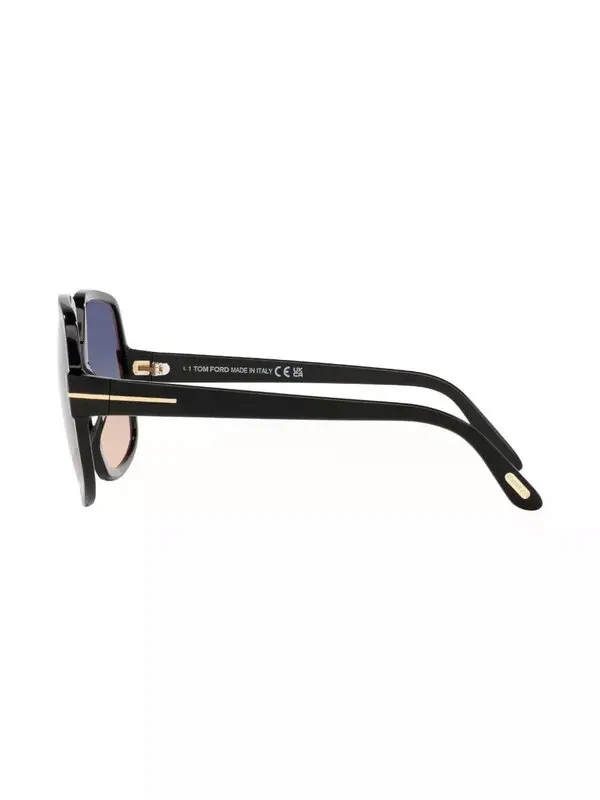 TOM FORD Square Frame Sunglasses - Black