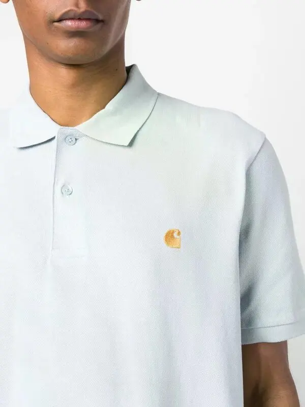 Carhartt Work In Progress Embroidered-logo Polo Shirt - Blue