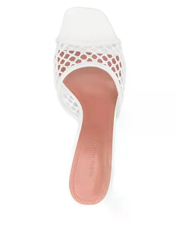 Amina Muaddi 70mm Lupita Sandals