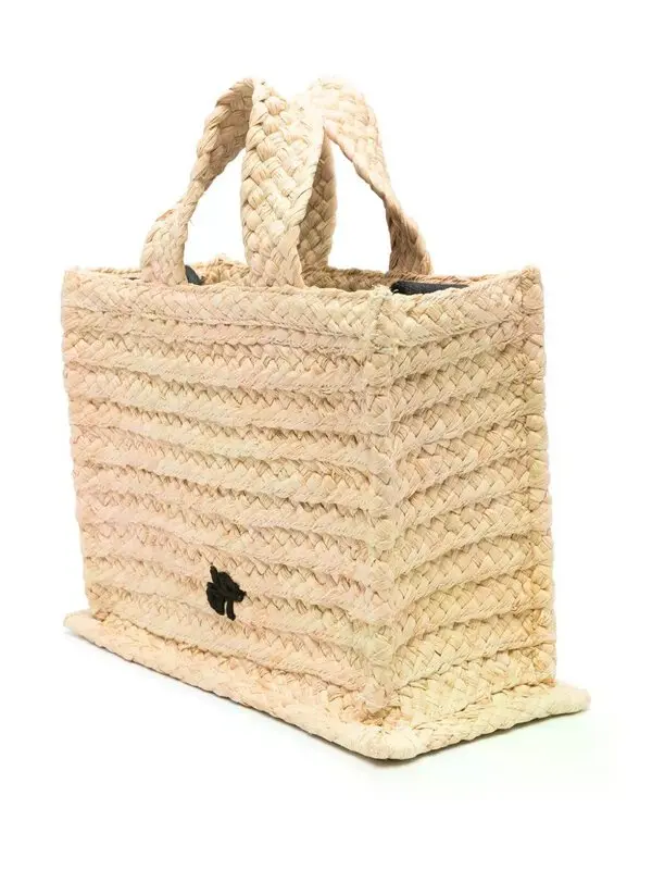 PATOU Small Jp Raffia Tote Bag