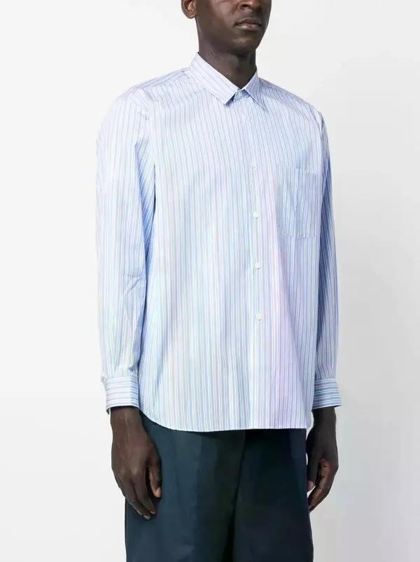 Comme Des Garçons Striped Long-sleeve Shirt