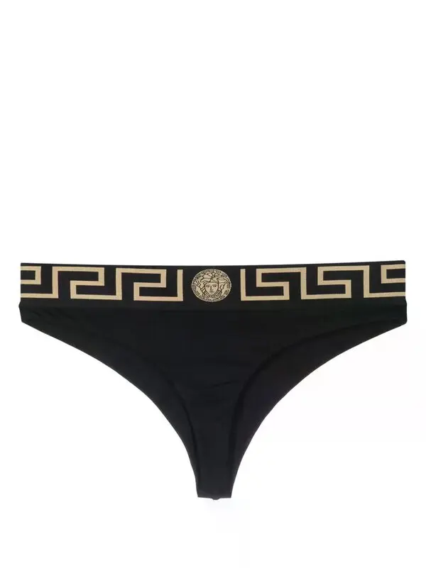 Versace Greca Border Briefs - Black