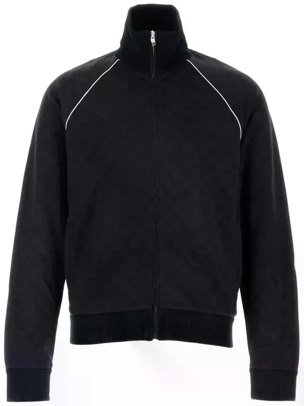 Gucci Gg Supreme Zip-up Sweatshirt