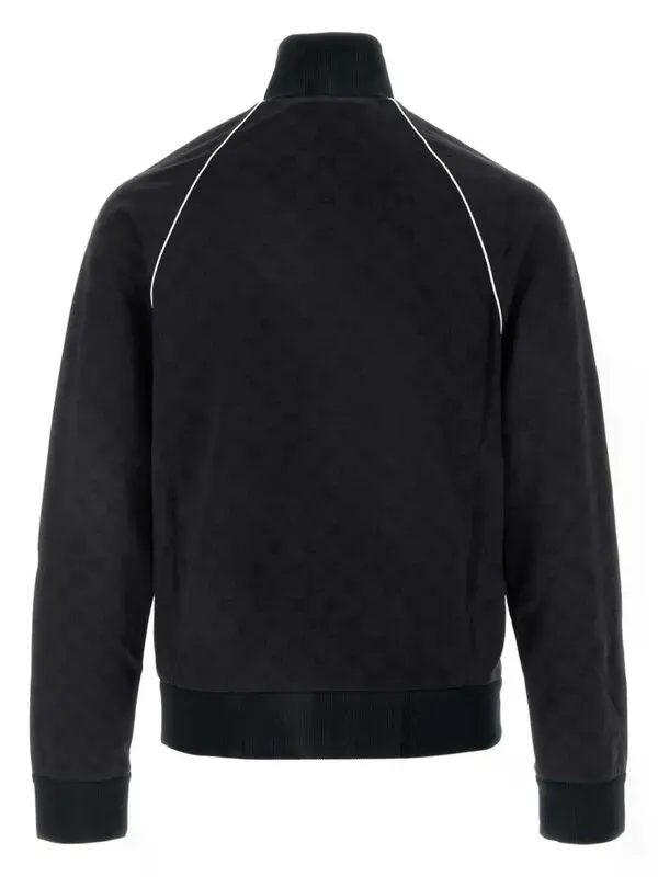 Gucci Gg Supreme Zip-up Sweatshirt