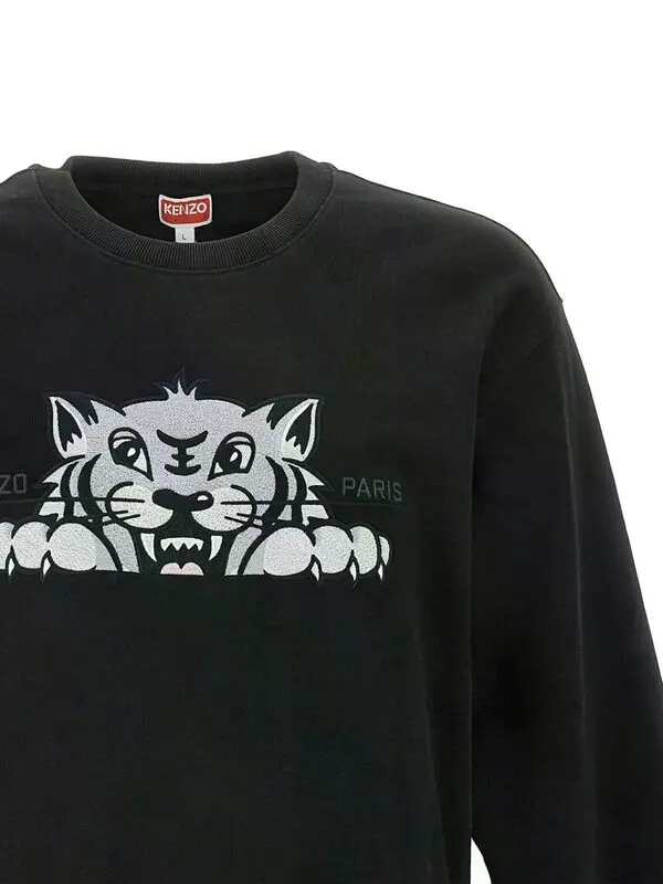 Kenzo Happy Tiger Embroidered Sweatshirt