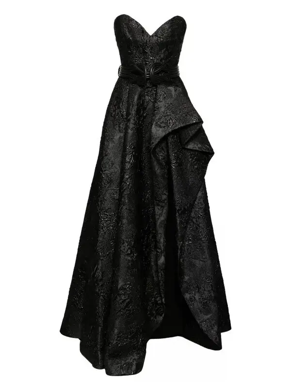 SAIID KOBEISY Brocade Maxi Dress