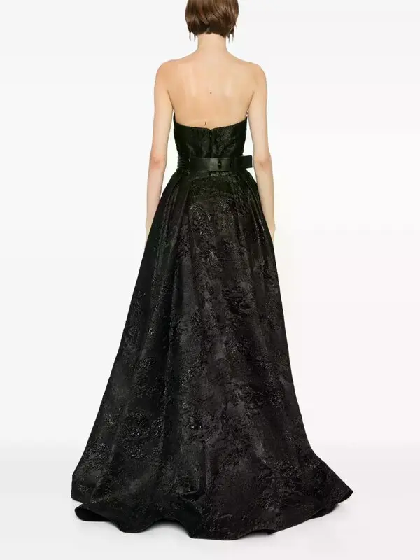 SAIID KOBEISY Brocade Maxi Dress