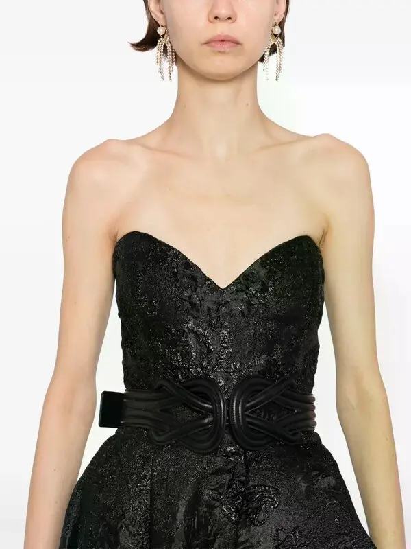 SAIID KOBEISY Brocade Maxi Dress